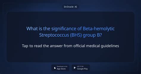 What Is The Significance Of Beta Hemolytic Streptococcus Bhs Group B