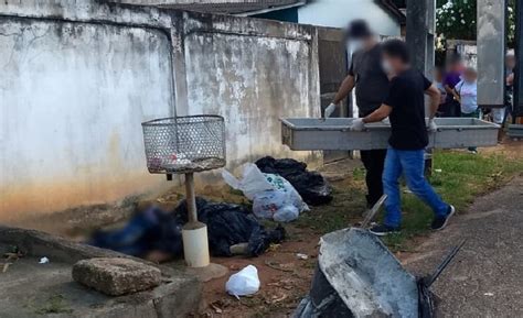 Corpo De Homem é Encontrado Dentro De Saco De Lixo Em Carrinho De Mão