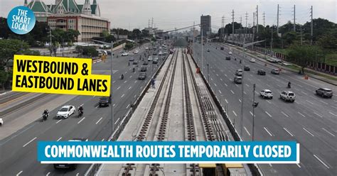 Closed Commonwealth Routes To Observe For MRT 7 Construction