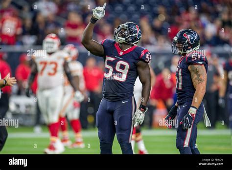 Houston Texas Usa 9th Jan 2016 Houston Texans Outside Linebacker