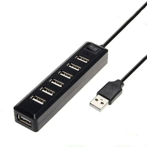 Port Usb Hub Switch Usb Expander Splitter One To Seven Hub Docking Stations Extension