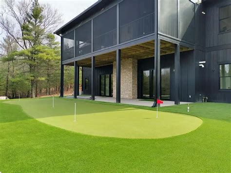 Artificial Turf Putting Green Installation In Rockford Il American