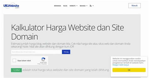 Cara Mudah Cek Harga Website Tips Menjualnya