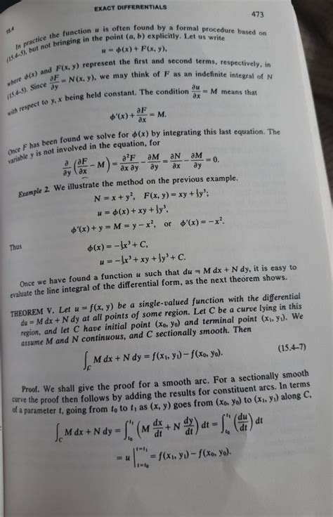 Solved Example 1 Show That Y X Dx X Y Dy Is An Chegg Com