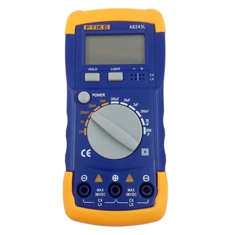 Multimeter A6243l 3 12 Capacitor Meter Inductor Lc Meter 2nf 200uf