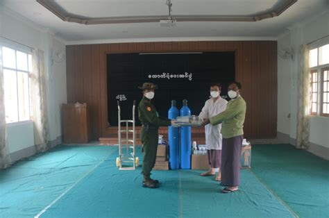 အရှေ့မြောက်တိုင်းစစ်ဌာနချုပ်မှ သိန္နီမြို့နယ်တွင် ကိုဗစ် ၁၉ရောဂါ ကာကွယ်ထိန်းချုပ်ကုသရေးအတွက် ကျန