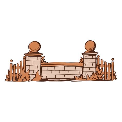 Design Png E Svg De Muro De Pedra Campestre Para Camisetas