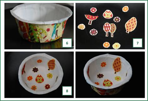 How to make a Fabric Mâché Bowl Red Ted Art Kids Crafts