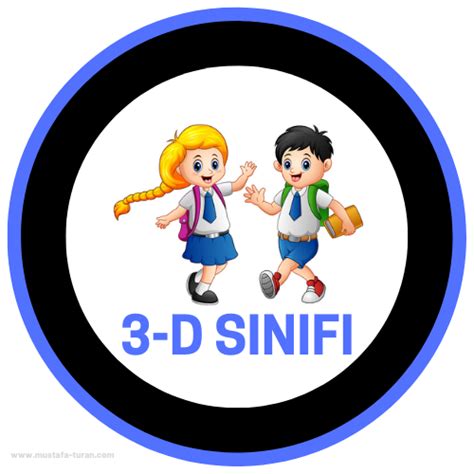 3 D Class Sticker