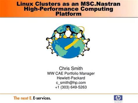 Ppt Linux Clusters As An Msc Nastran High Performance Computing