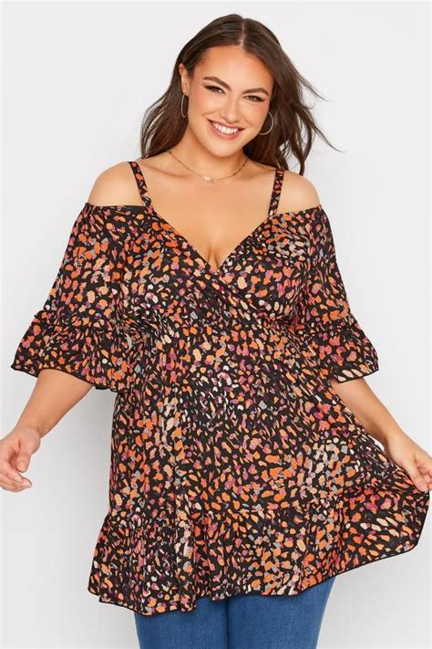 Plus Size Cold Shoulder Tops And Bardot Tops Yours Clothing