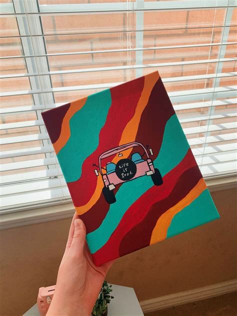 Pin By Stunna On Art Work Mini Canvas Art Cute Canvas Paintings