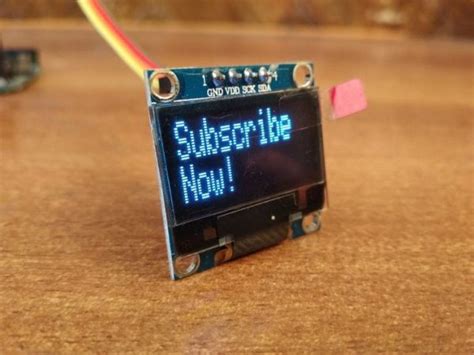 Oled I2c Display With Arduino Tutorial Arduino Oled Minov
