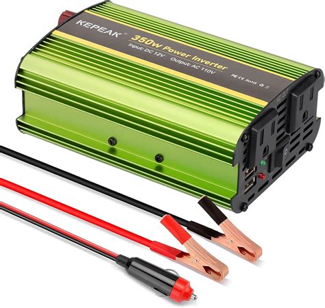 Kepeak Inversor De Corriente De 350 W Convertidor De 12 V Cc A 110 V