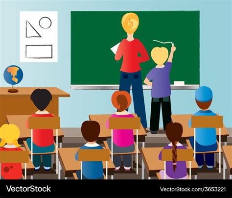 Classroom Royalty Free Vector Image Vectorstock Classroom Royalty Free Vector Image Vectorstock