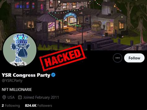 Ysr Congress Twitter Handle Hacked