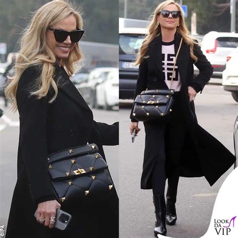 Federica Panicucci Look Super Chic E Firmato Per Il Pomeriggio In