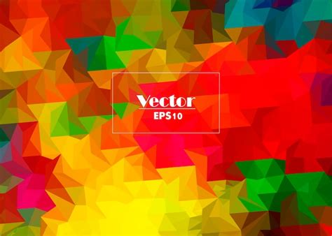 Premium Vector Vector Abstract Irregular Polygonal Background With
