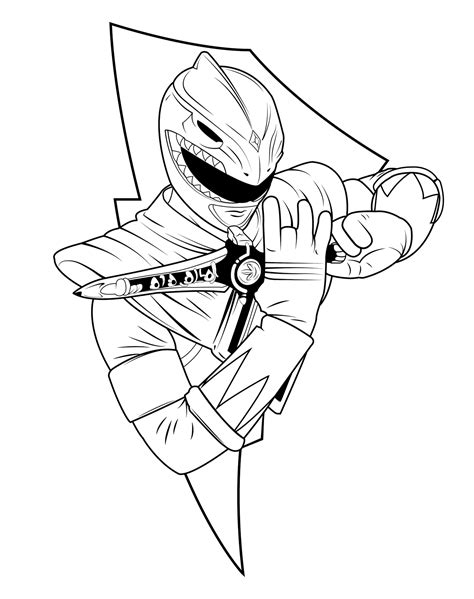 Tommy Green Mighty Morphin Power Ranger Coloring Pages Coloring Pages