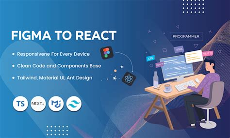 Convert Figma To React Or Next Js Using Material Ui And Tailwind Css By