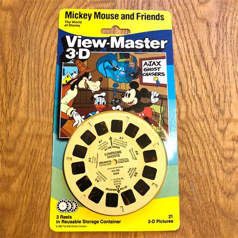 View Master 3 D Vintage Classic Mickey Mouse And Friends 3054 Etsy