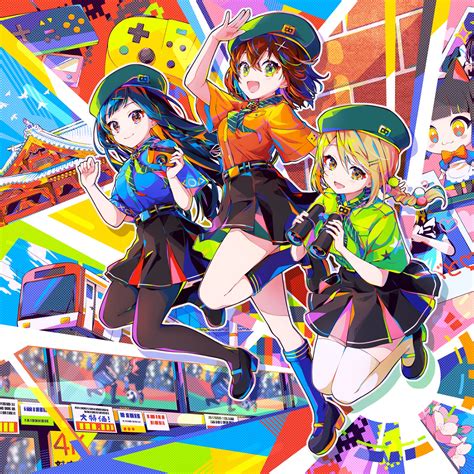 Hidaka Reina Shinonome Kazune And Kayano Futaba Denonbu Drawn By