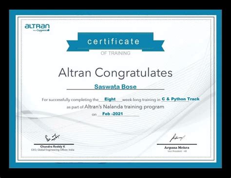 Saswata Bose On Linkedin Altran Capgeminiengineering