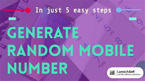 In Just 5 Easy Steps Generate Random Mobile Numbers With Images