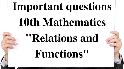 10th maths tn board important questions chapter 1 relations and