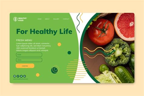Página Imágenes de Plantilla Banner Vegetal Vectores fotos de stock y PSD gratuitos