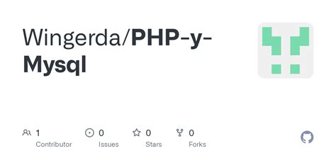 GitHub Wingerda PHP Y Mysql