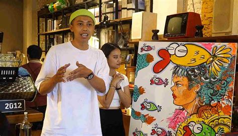 Hari Kedua Pameran Seni REVEALS Rakajana X Evekoss Tampilkan Live