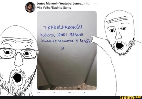 Jones Manoel Youtube Jones Vila Santo Trabalhador A Assista