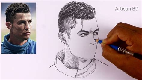How To Draw Portrait Of Ronaldo