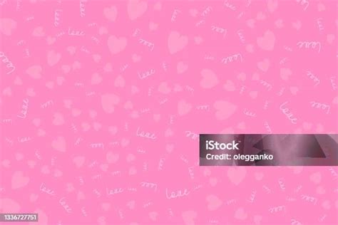 하트와 함께 원활한 패턴 배경을 사랑해요 벡터 일러스트레이션 귀여운에 대한 스톡 벡터 아트 및 기타 이미지 귀여운 낙서