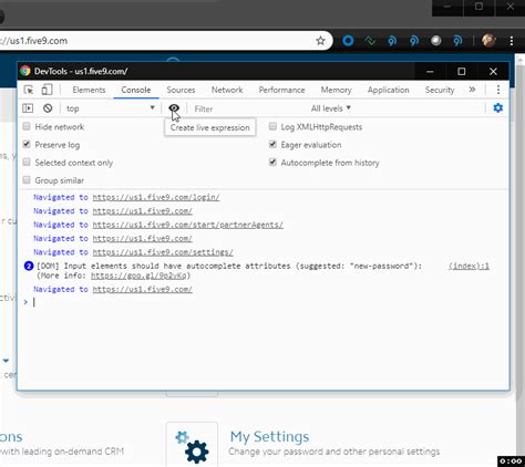 plus applications collecting console network and browser logs in