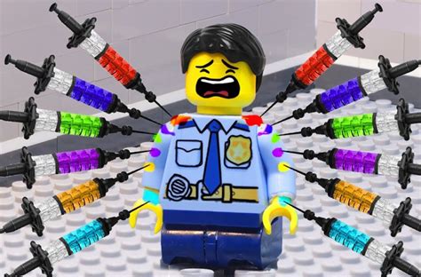 Mixing 100 Syringes To Defeat Police Lego Experiment Brickhubs