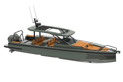 This Stealth Green Military Inspired Dayboat Is A 900 Hp Brabus