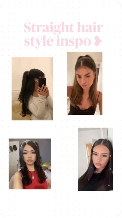 Cute Hairstyles For Straight Hair Straight Hairstyles Straight