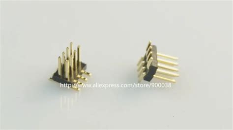 10 Pcs 2x4 P 8 Pin 1 27 Mm Male Pcb Header Dual Row Straight Pcb Smt