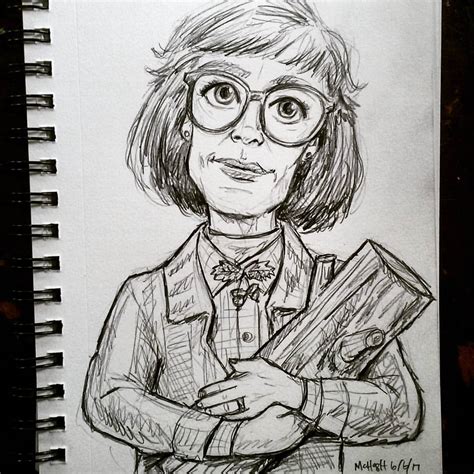 Log Lady Sketch Mcillustrator