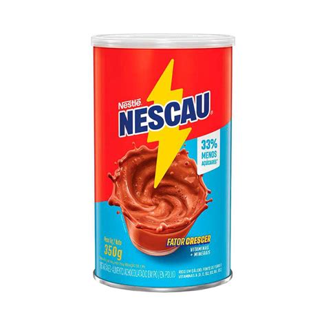 Achocolatado Em Pó Nescau 33 Menos Açúcares 350g Supermercados Pague
