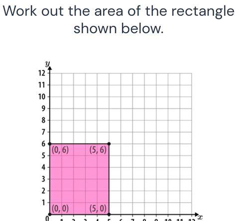 Work Out The Area Of The Rectangle Shown StudyX