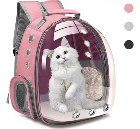Mochila Back Pack Bolsa Transportadora Para Gatos Y Perro Meses Sin Inter S