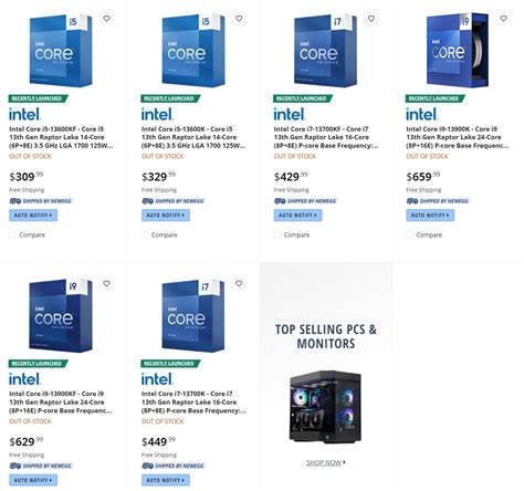 Intel Core I9 13900K Raptor Lake CPU Turns Up On Newegg Costs 660