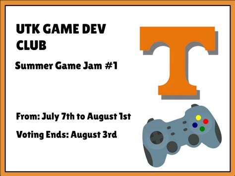 UTK GameDevClub Summer Game Jam Itch Io
