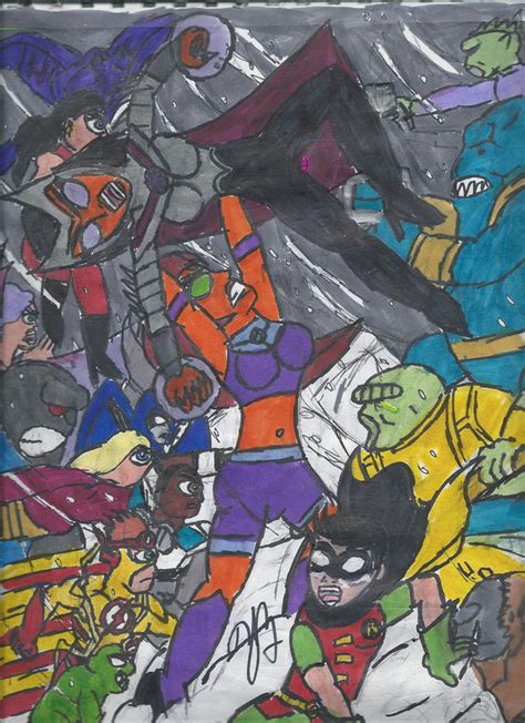 The New Teen Titans Annual 1 Tribute By Thegreatburg On Deviantart