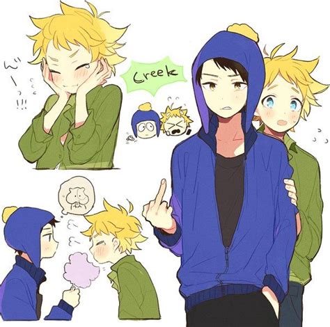 Creek Craig X Tweek South Park South Park Casais Românticos De Anime