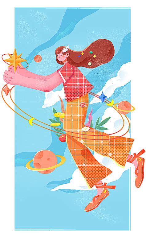 最近一些扁平插画作品（四）小支同學 站酷zcool