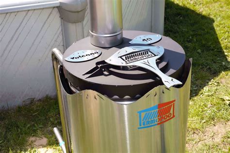 Дровяной водонагреватель для бассейна Termopool Volcano Pro 40 (45 кВт ...